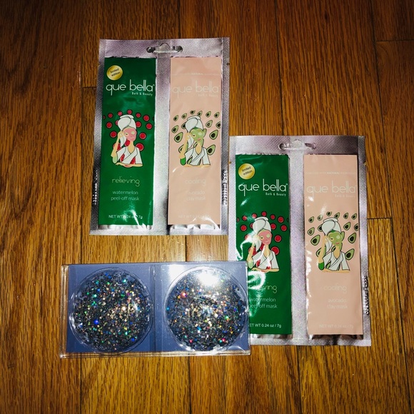 Skincare | Que Bella Glitter Eye Gel Mask Bundle | Poshmark